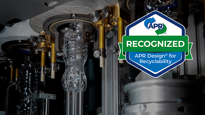 Sidel Actis recibe el Reconocimiento APR Design a la Reciclabilidad